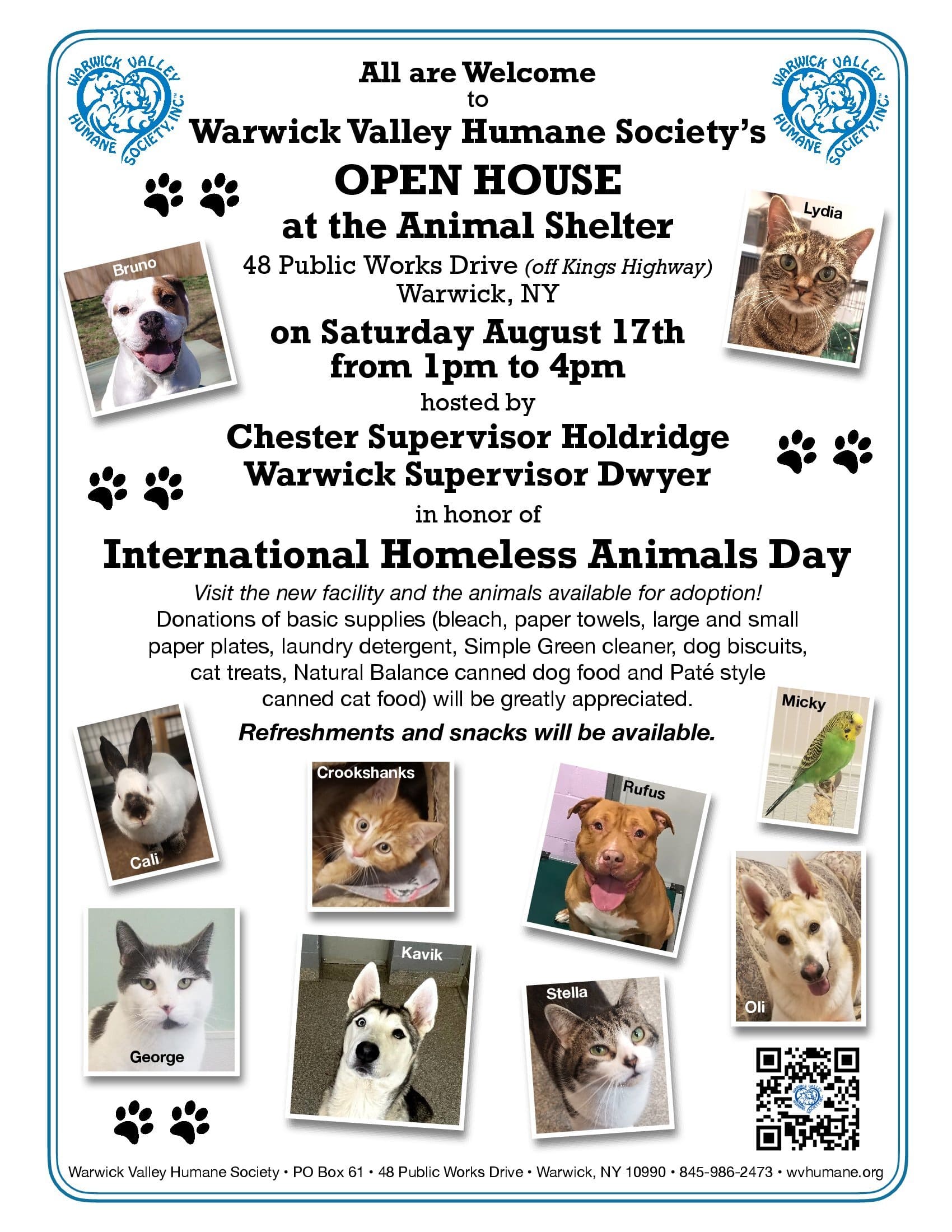 International Homeless Pet Day 2024 | Warwick Valley Humane Society